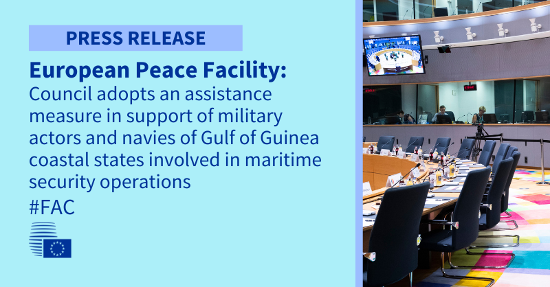 European Peace Facility: Council adopts an assistance measure in ...